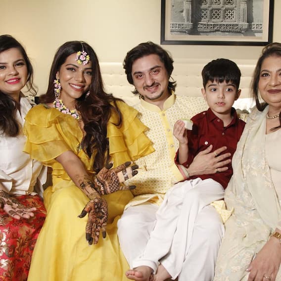Tanvi Thakkar Aditya Kapadia Mehendi Haldi Photos Go Viral As They Get ...