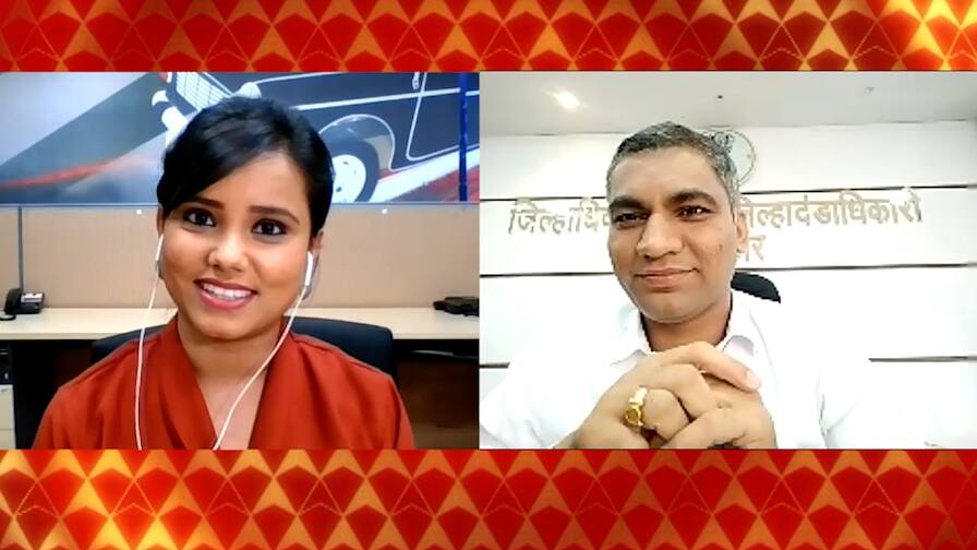 Web-exclusive Dr-rajendra Bharud Collector Nandurbar Interview | WEB ...