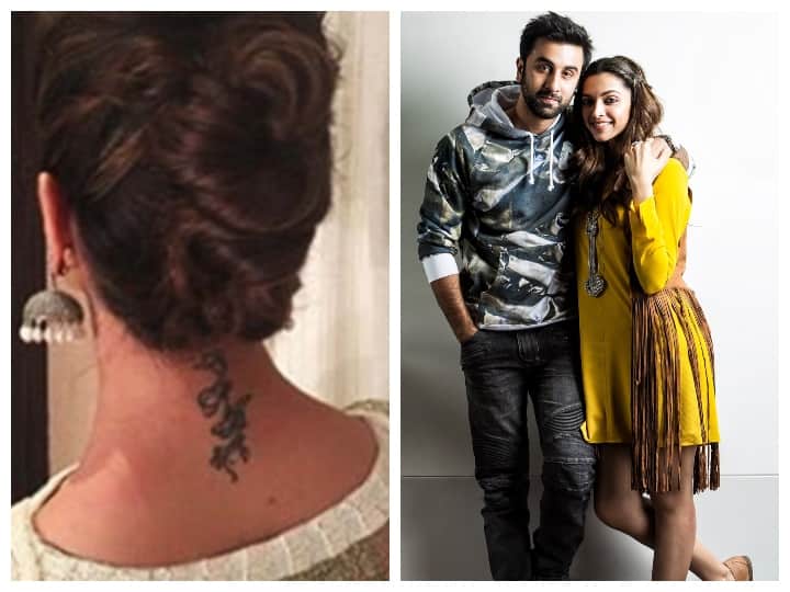 Deepika Padukone RK Tattoo Photos: Bollywood actress deepika padukone ...