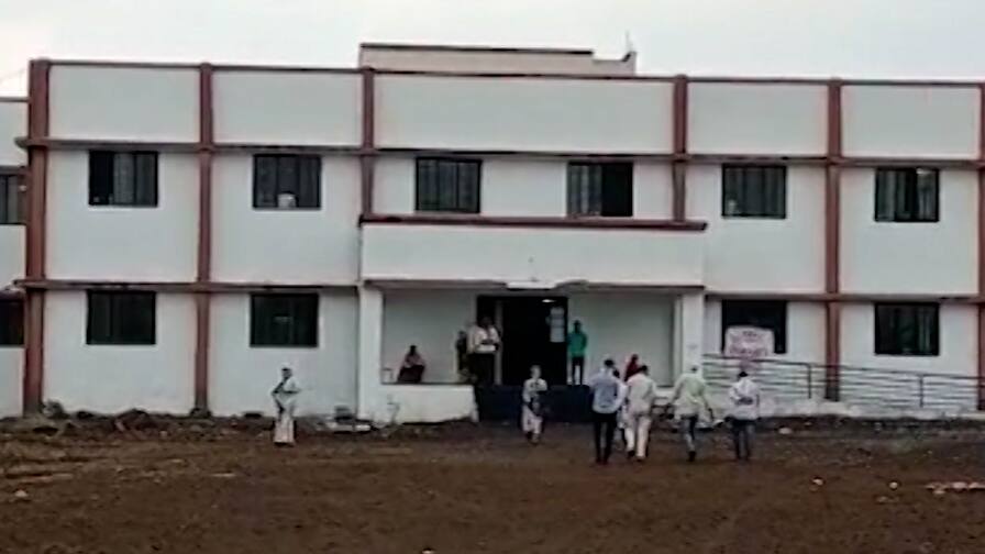 Inauguration of 50 beds covid Center by MLA Ajbe in Ashti Beed | Be ...