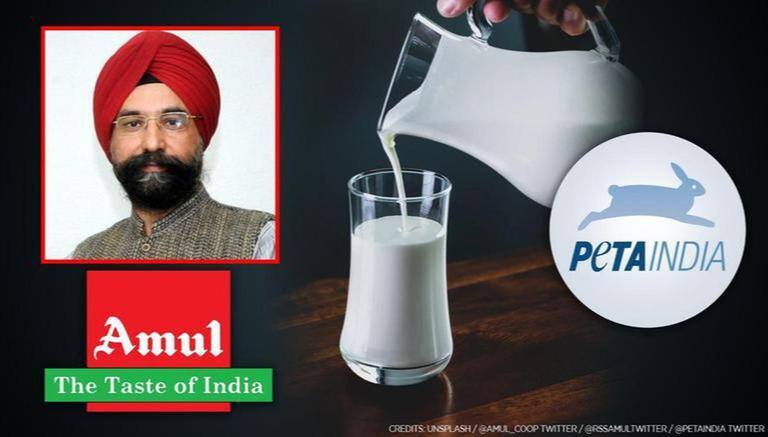 Amul director retaliates for peta | சைவ பால் தயாரிக்க கூறி பீட்டா ...