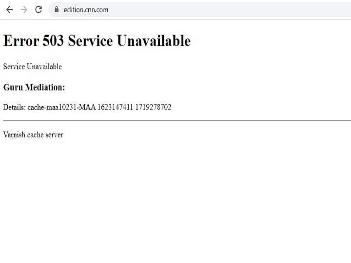 International News Portals Not Working In India CNN, The Guardian NYT ...