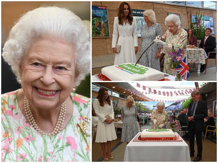 Queen Elizabeth Steals The Show By Cutting Cake With Sword At An Event