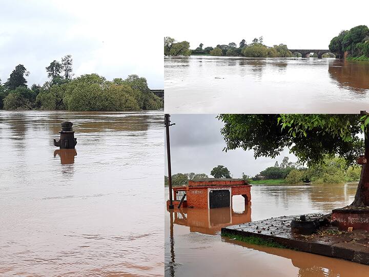 Rapid rise in water level of Panchganga river | In Pics | पंचगंगा ...