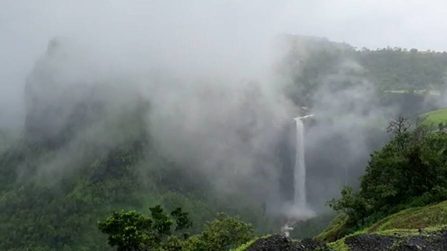 Scenic views of the waterfall in Kumbhegaon raigad | Trek From Home ...