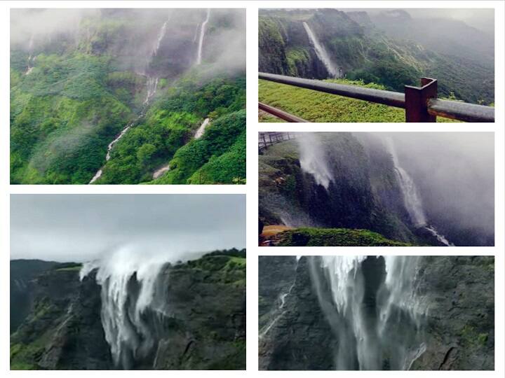 Sindhudurg Amboli Reverse waterfall at Kavalshet Point Amboli waterfall ...