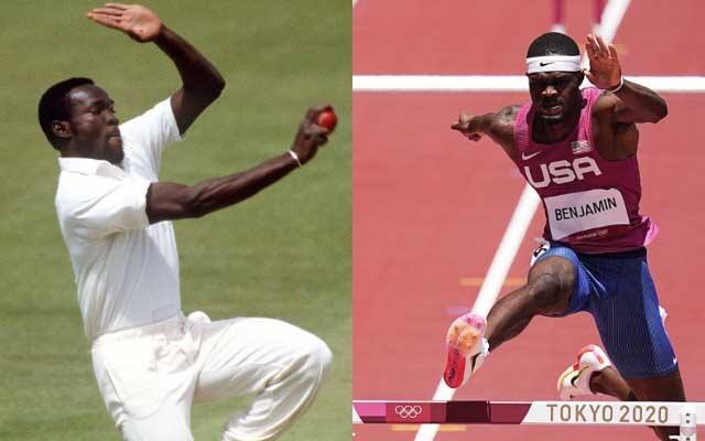 tokyo olympics: caribbean cricketer winston benjamin son rai benjamin ...
