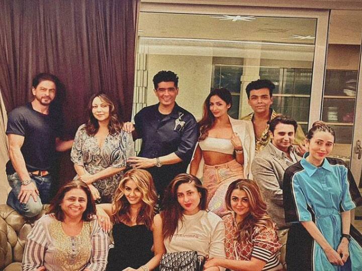 Shahrukh Khan Gauri Khan Karan Johar Kareena Kapoor Malaika Arora In