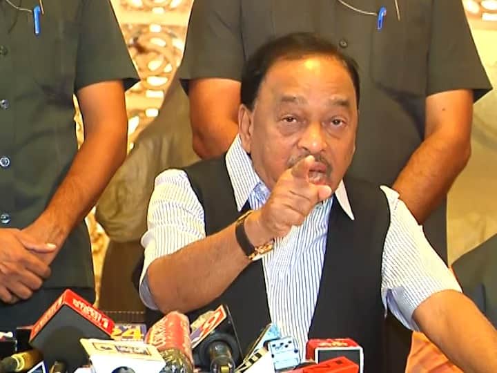 BJP Narayan Rane reaction on shivsena Navneet Rana and ravi rana on ...
