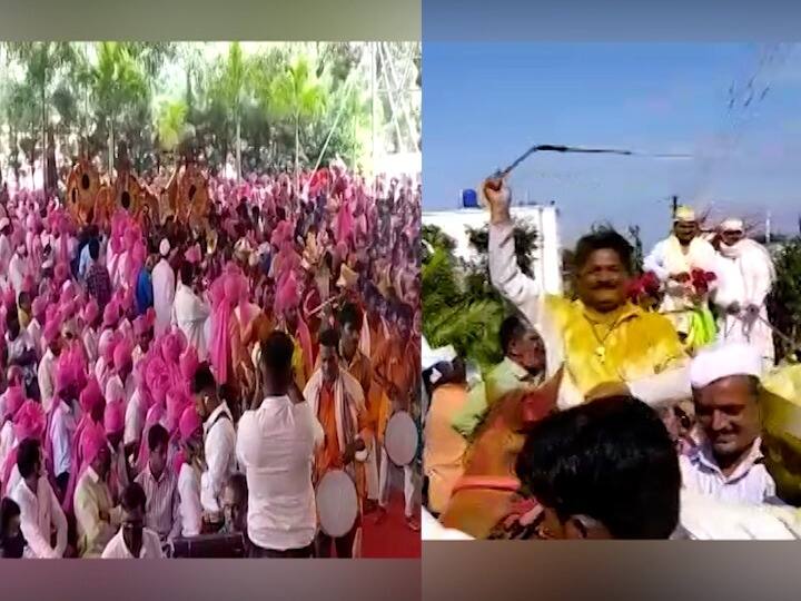 In Pune, both the children of a Shiv Sena member Devram lande got married in | पुण्यात ...