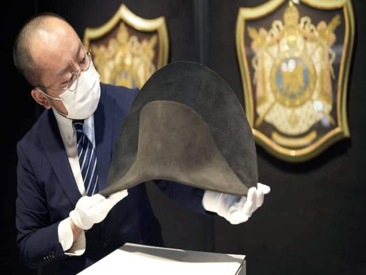 European statesman and general Napoleon Bonaparte newly discovered hat ...