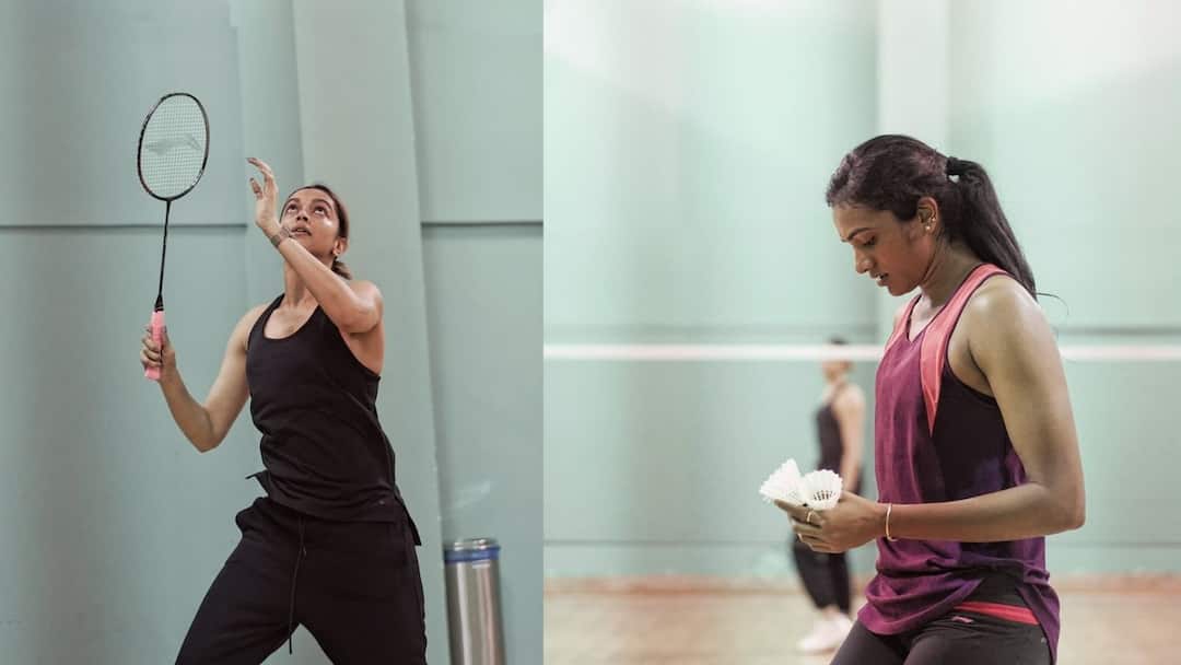 see in pics deepika padukone shares glimpse of badminton practice ...
