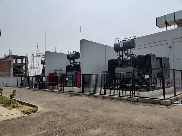 Greater Noida 220 KV substation was connected to Jahangirpur and ...