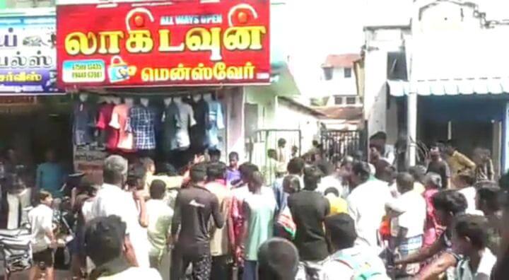 Trichy: A newly opened clothing store called Lockdown near Manapparai ...