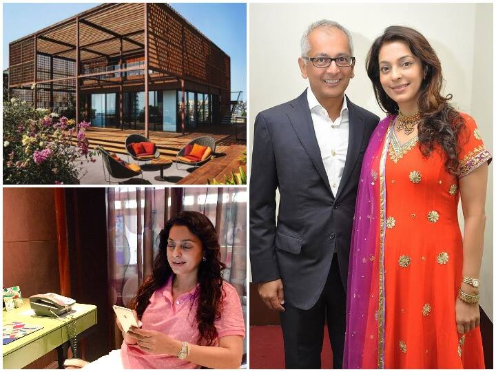 Juhi Chawla lives in a luxury villa in Malabar Hills see inside photos ...