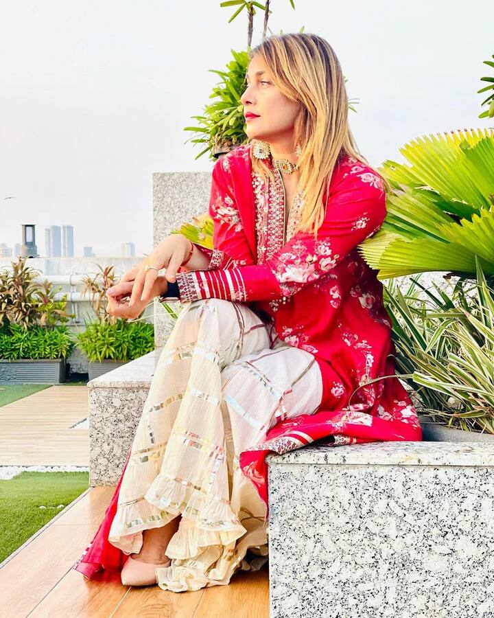 Pakkhi Hegde looks very beautiful even in a traditional outfit see ...
