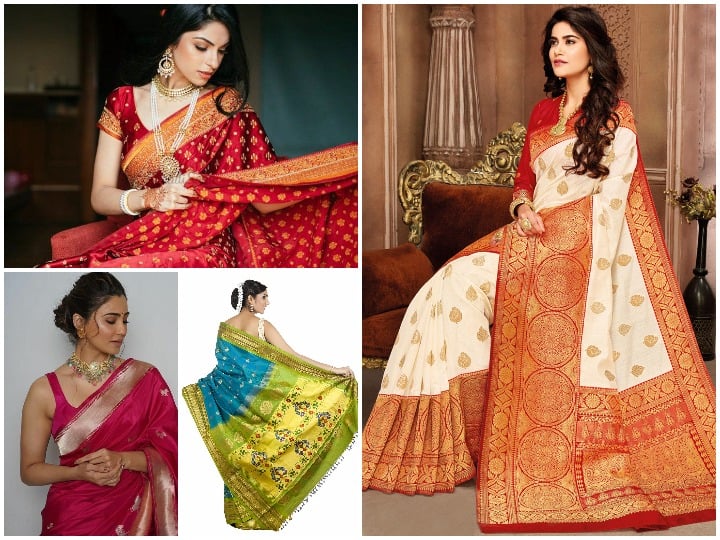 Traditional And Classy Saari Look On Diwali 2021 New Saari Dripping ...