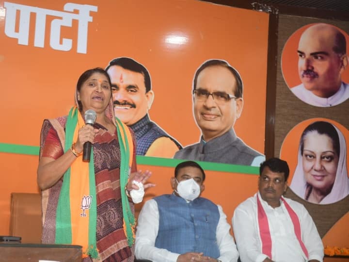 MP ByPoll 2021 Results Congress setback in Jobat seat Sulochana Rawat ...