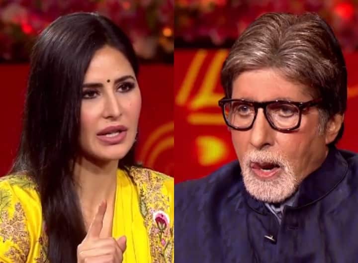 katrina kaif and akshay kumar in Amitabh Bachchan show kbc shandar ...