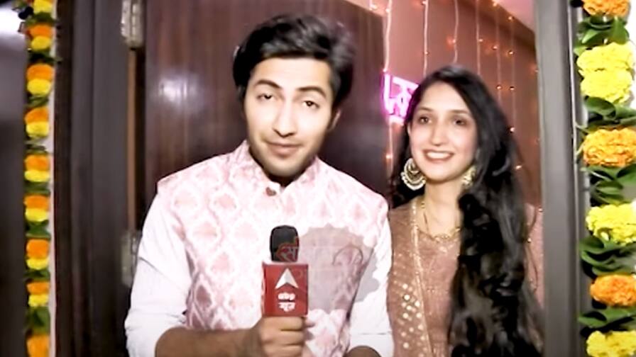 Actor Akshay Kharodia & Divya Punetha's first Diwali after wedding