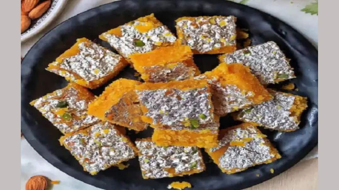 Kesar Moong Dal Barfi Recipe steps Home made Barfi Festive Season ...