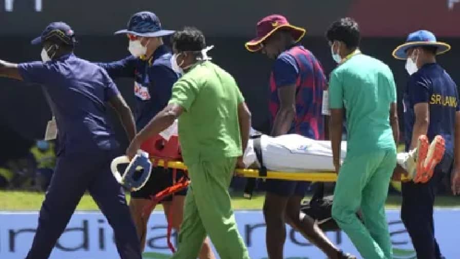 West Indies cricketer Jeremy Solozano suffers serious injury while ...