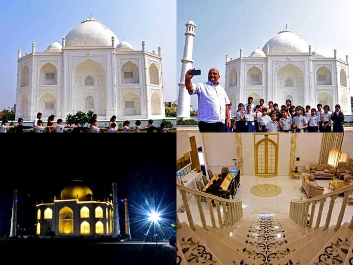 Taj Mahal In Madhya Pradesh! Man Builds Replica Of Monument As Symbol ...