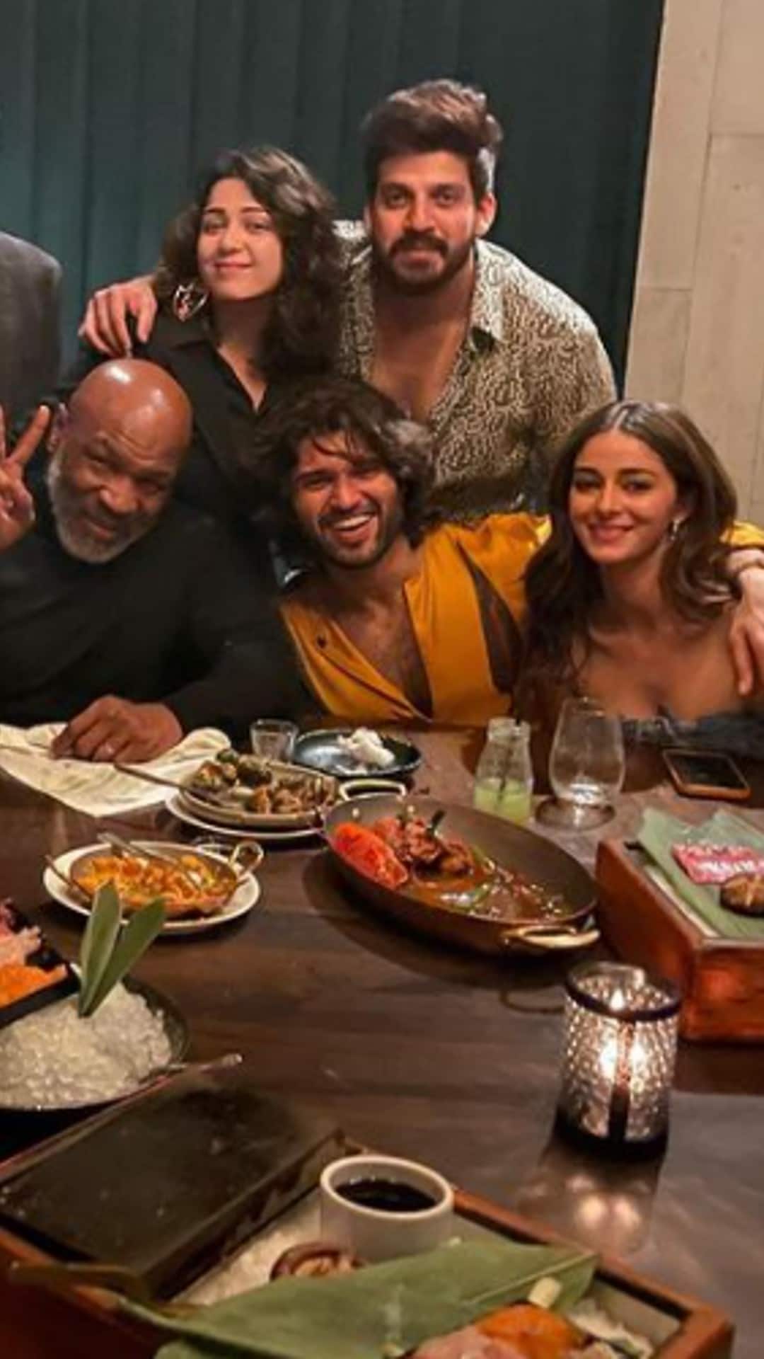 Mike Tyson Poses With Team Liger At Wrap-Up Party In US