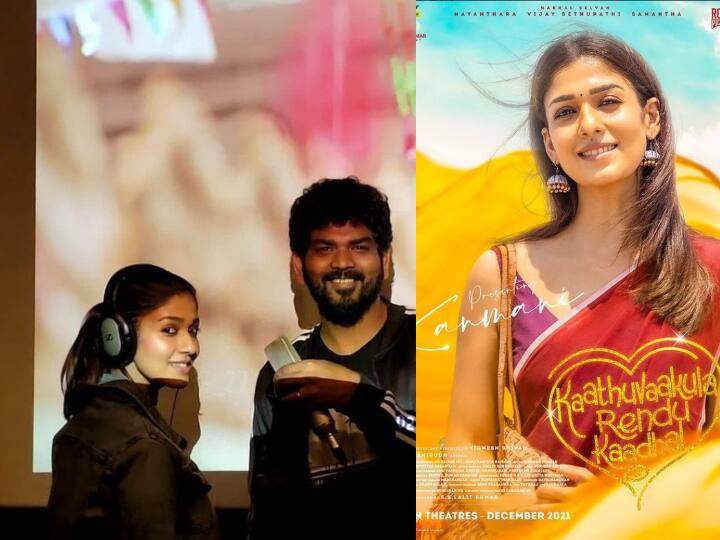 In pics Nayanthara starts dubbing for Kaathu vaakula rendu kaadhal movie, vignesh shivan shares ...
