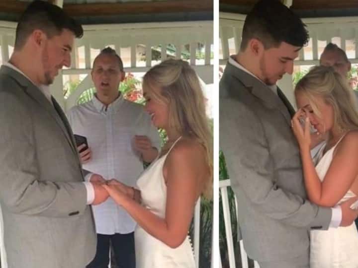 Bride faints on groom vomits during wedding ceremony in Florida ...
