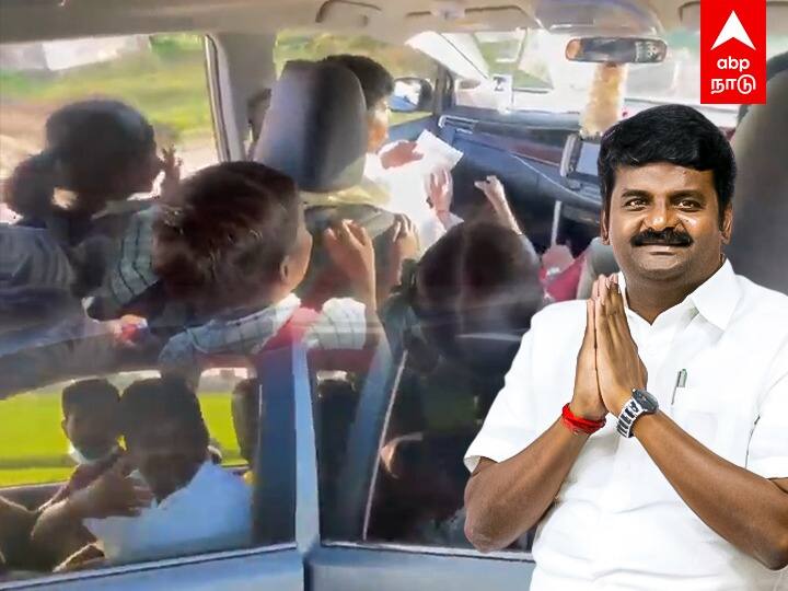 Aiadmk mla vijaybhaskar viral video with children in viralimalai watch ...