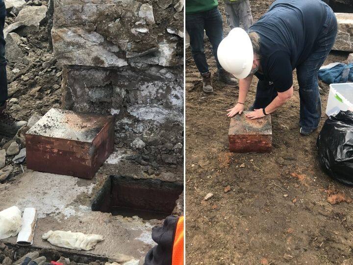 130-Year-Old 'Time Capsule' Found In Base Of Razed Statue In US, X-Ray ...