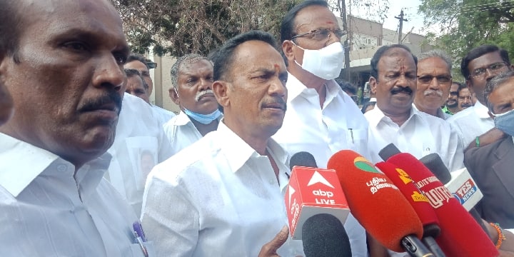 Former MLA RR Murugan curses former minister KP Anbalagan. | முன்னாள் ...