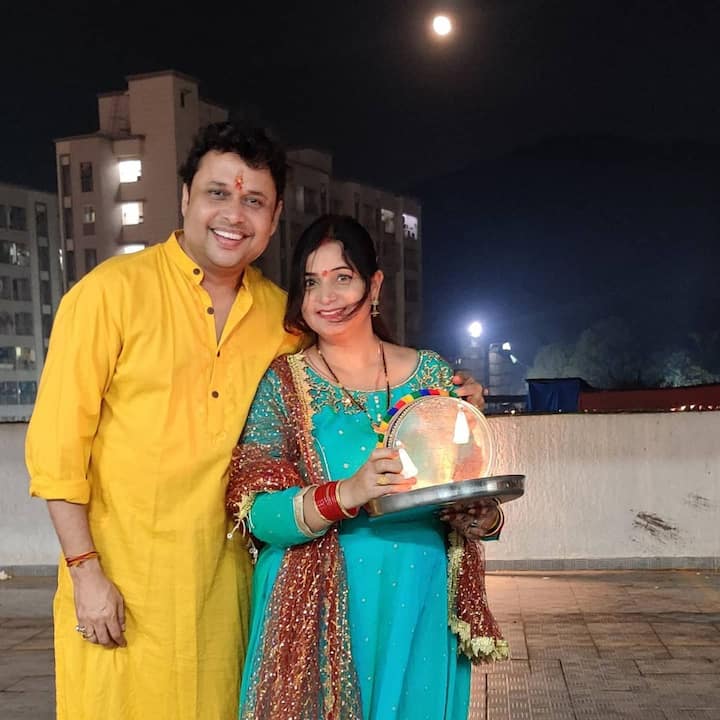Yogesh Tripathi Wife Meet Bhabhiji Ghar Par Hai Fame daroga Happu Singh ...