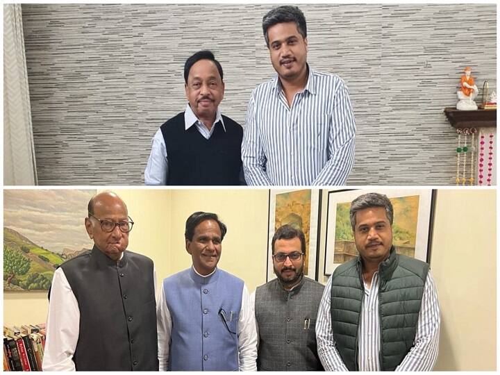 Rohit Pawar Meet Narayan Rane and raosaheb danve Shares photos | Rohit ...