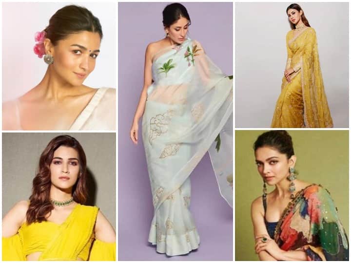 Fashion Tips Summer Saari Collection Stylish Bollywood Actress Saari ...
