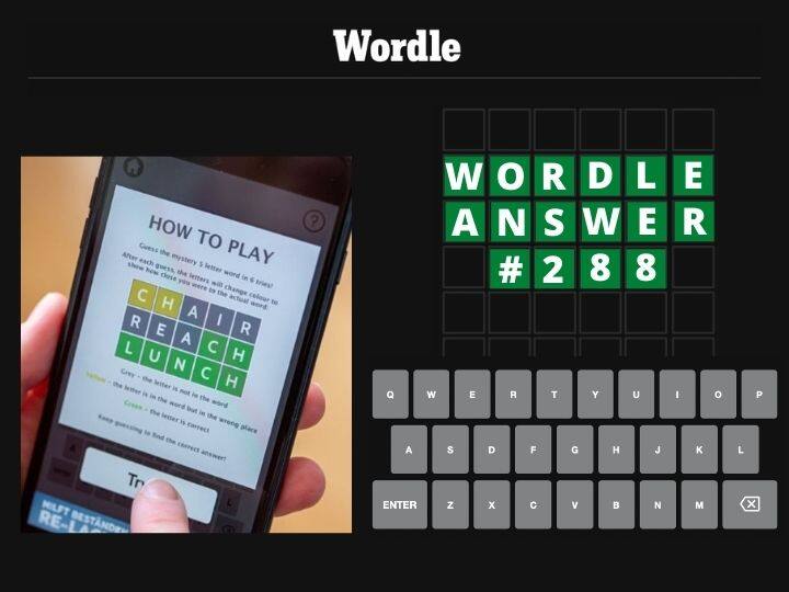 Wordle 288 Answer for April 3: Check Out Today Wordle Puzzle Hints ...