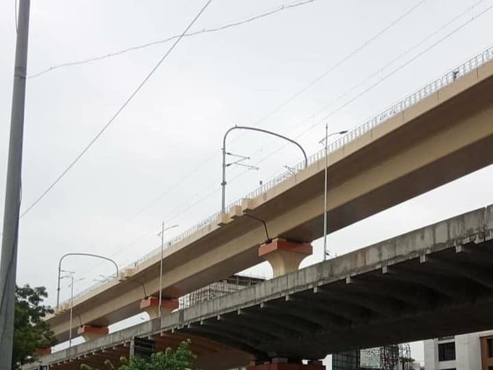 First Double decker flyover will be ready soon on Pink Line of Delhi ...