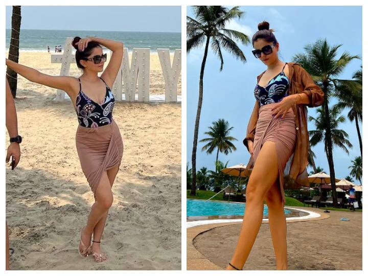 Rubina Dilaik Latest Glamorous Beautiful Photoshoot Viral पूल किनारे