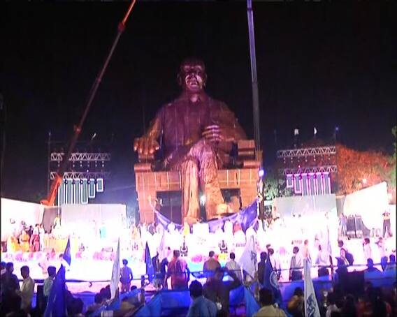 Maharashtra News Dr. Babasaheb Ambedkar 70 Feet Statue On The Occasion ...