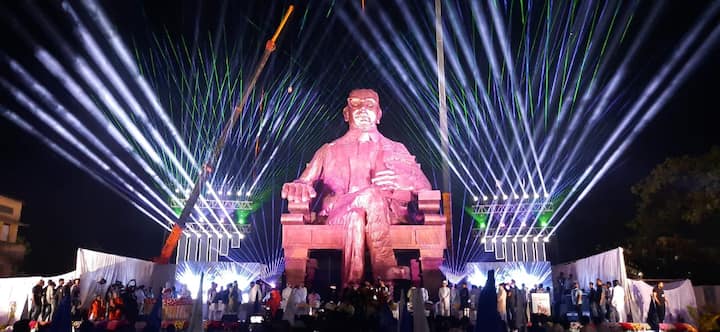 Maharashtra News Dr. Babasaheb Ambedkar 70 feet statue on the occasion ...