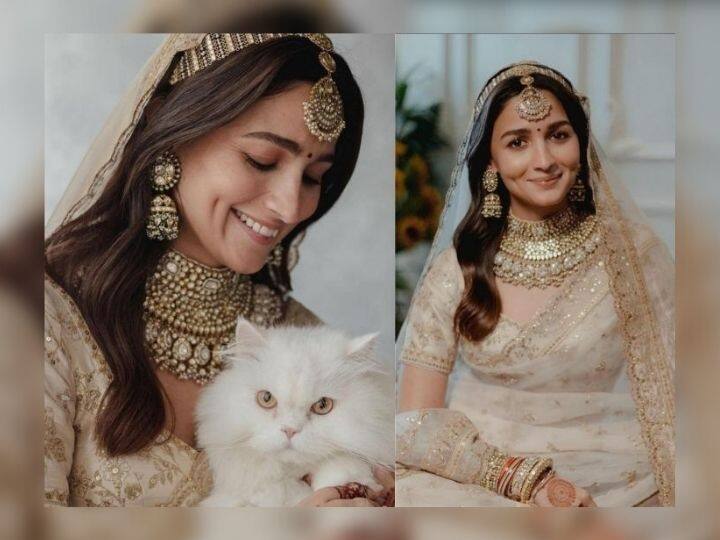 alia bhatt and her cat of honour edward in pic from Alia Ranbir Wedding ...