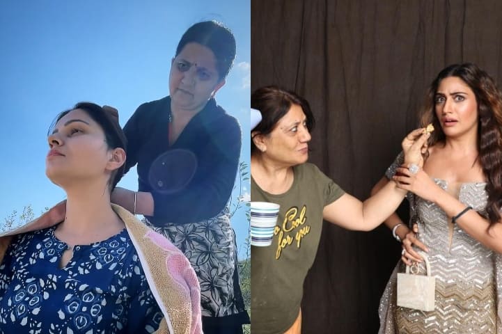 Tv stars celebrate mothers day rubina dilaik shraddha arya sapna ...