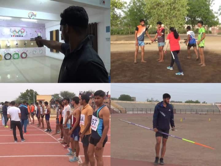 Rajasthan Churu District Sports Stadium Players have won many medals in ...