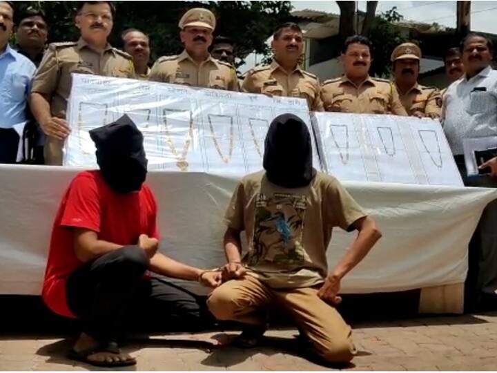 Crime news dombivali manpada police arrested two chain snatcher recover gold jewelry of 15 lakhs ...