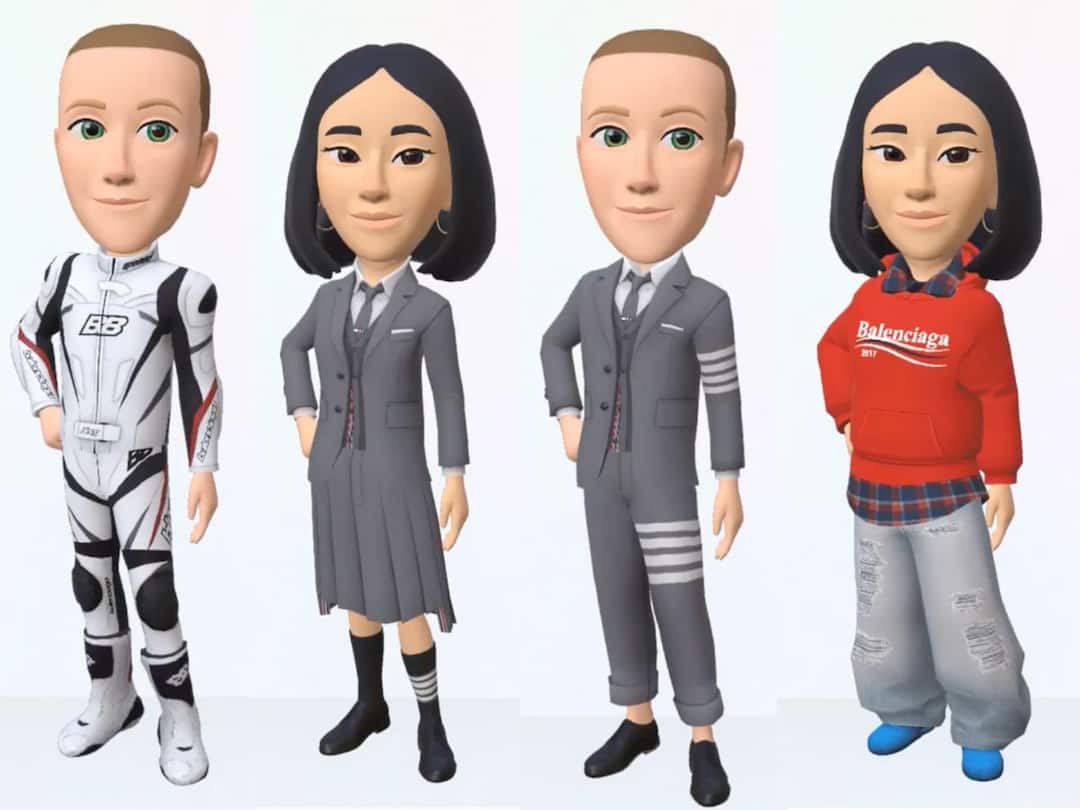 Mark Zuckerberg Announces Meta Avatars Store. Designer Outfits For ...
