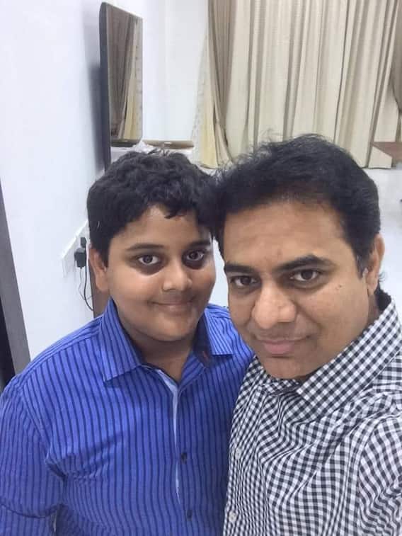 Fathers Day 2022: Minister KTR Rare Photos With Father CM KCR And Son ...