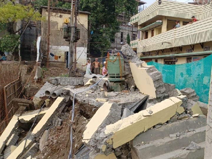 Patna News: Pump House built at a cost of one crore collapsed in 6 days ...