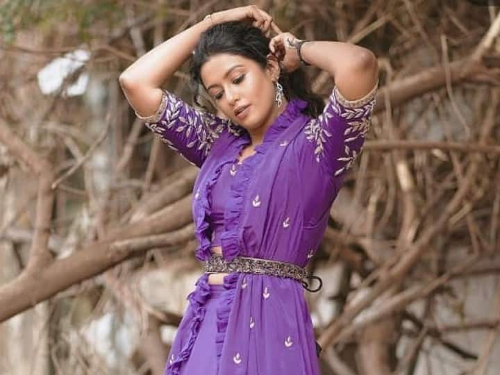 Actor Roshi | Actor Roshini : ஊதா ஊதா ஊதா பூ ! விஜய் டிவி நடிகை ...