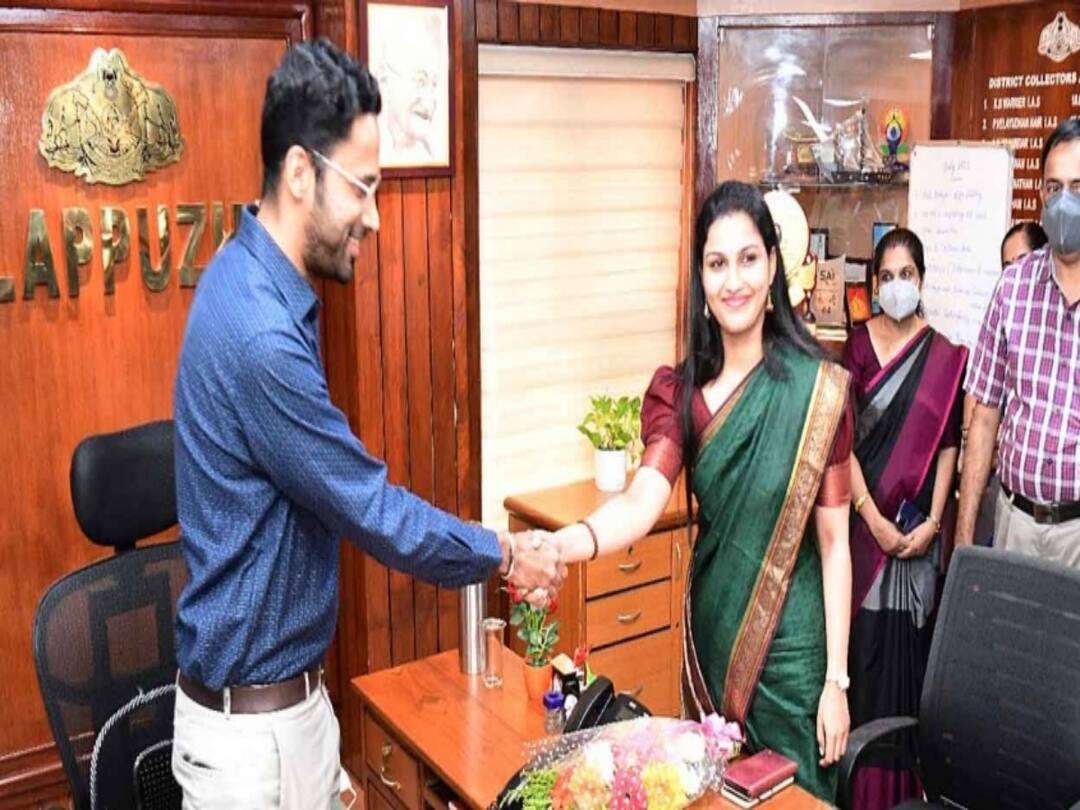 Kerala Husband takes over as Alappuzha collector from wife | Alappuzha ...